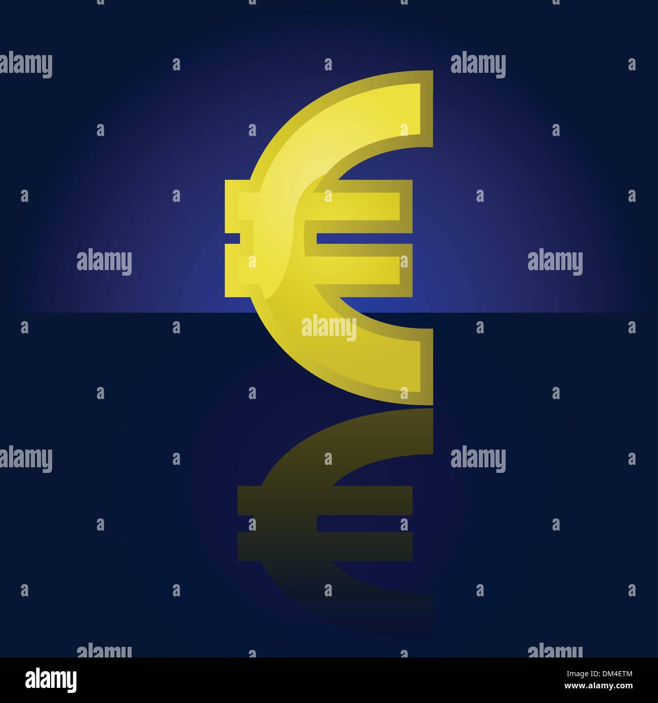 Golden euro Stock Vector Images - Alamy
