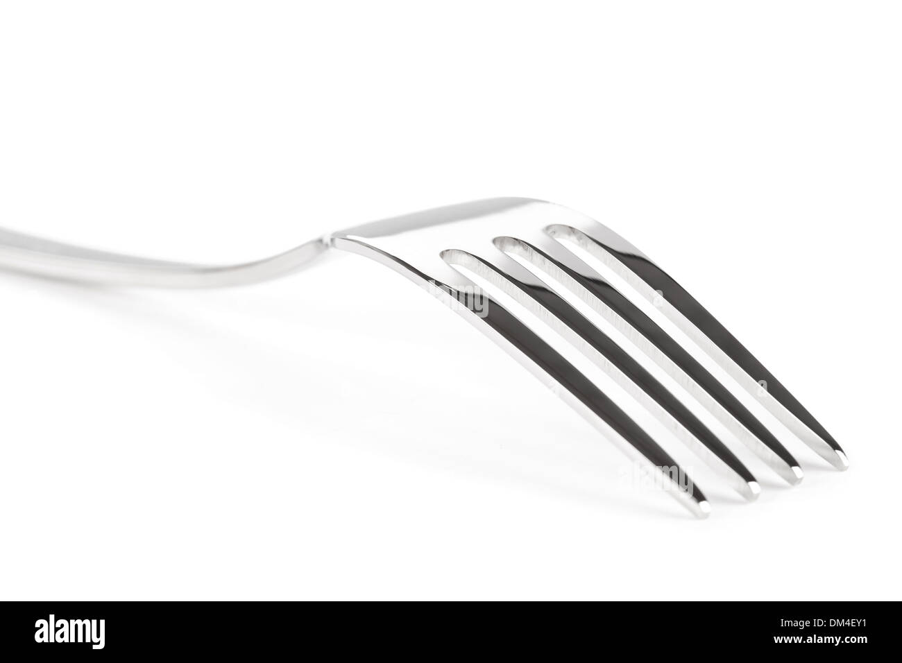Fork closeup on white Stock Photo - Alamy