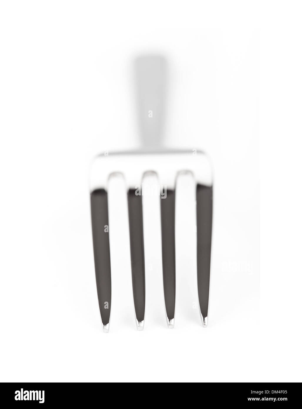 Fork closeup on white Stock Photo - Alamy
