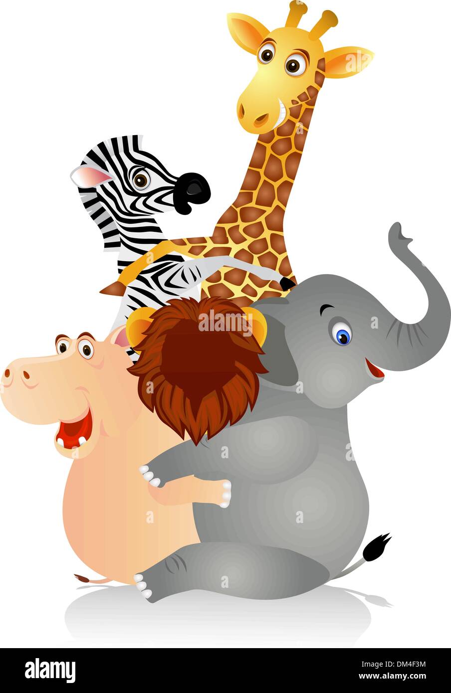 Fun funny hug Stock Vector Images - Alamy