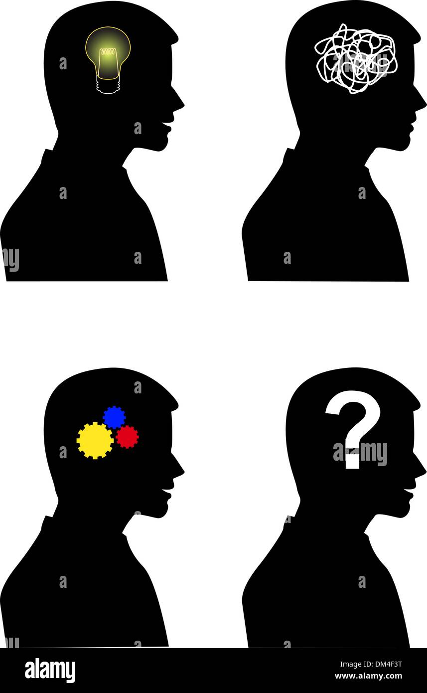 Brilliant mind Stock Vector Images - Alamy