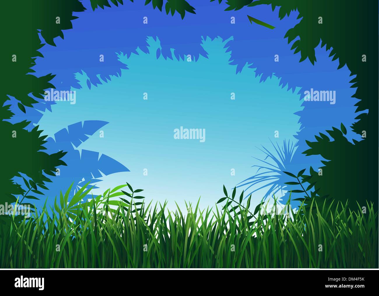 Forest sunbeam flower Stock Vector Images - Alamy