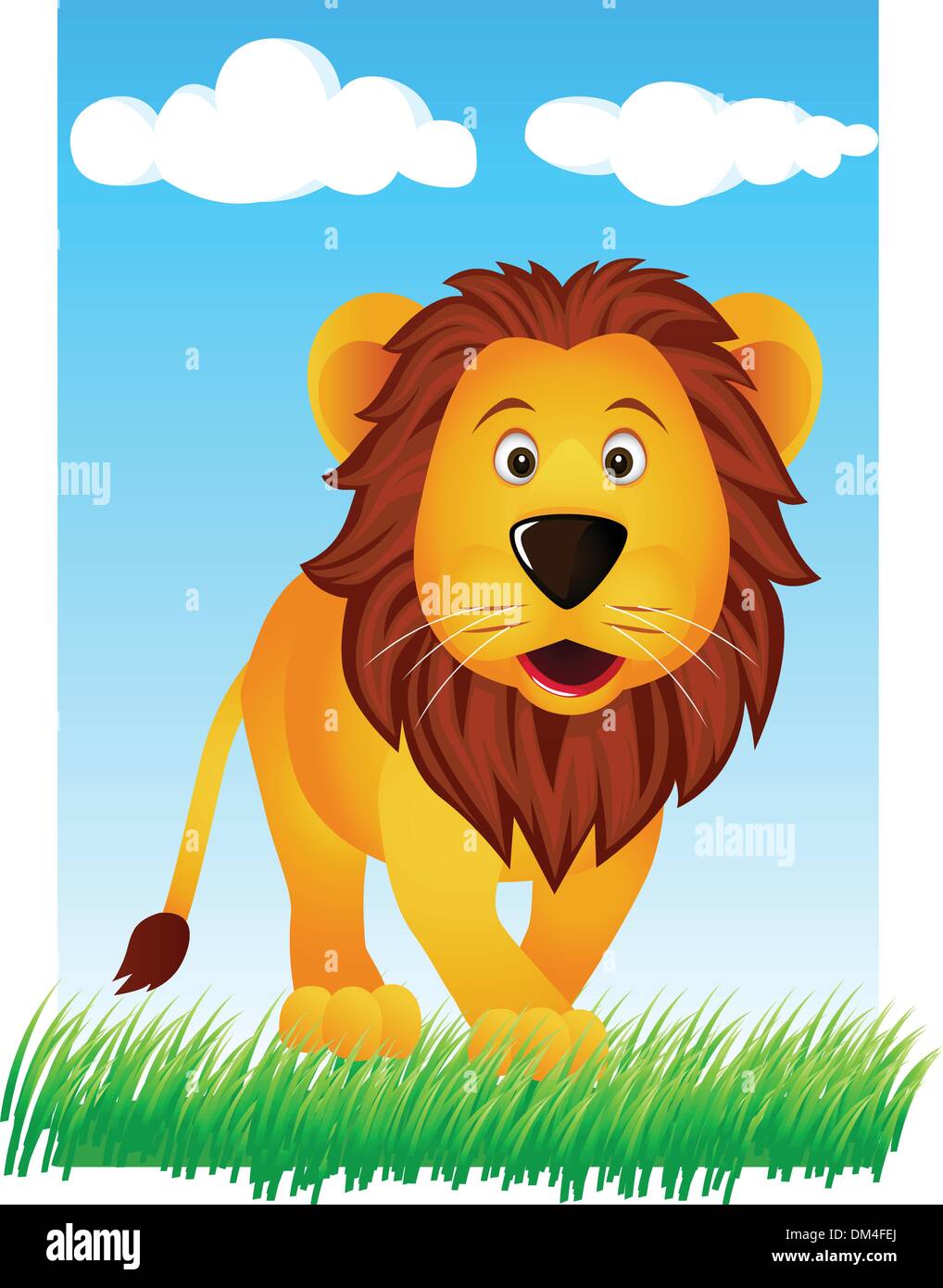 Lion cartoon hi-res stock photography and images - Alamy