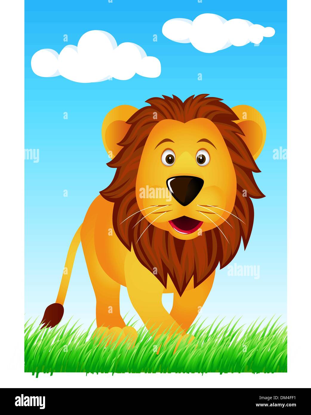 Lion cartoon hi-res stock photography and images - Alamy