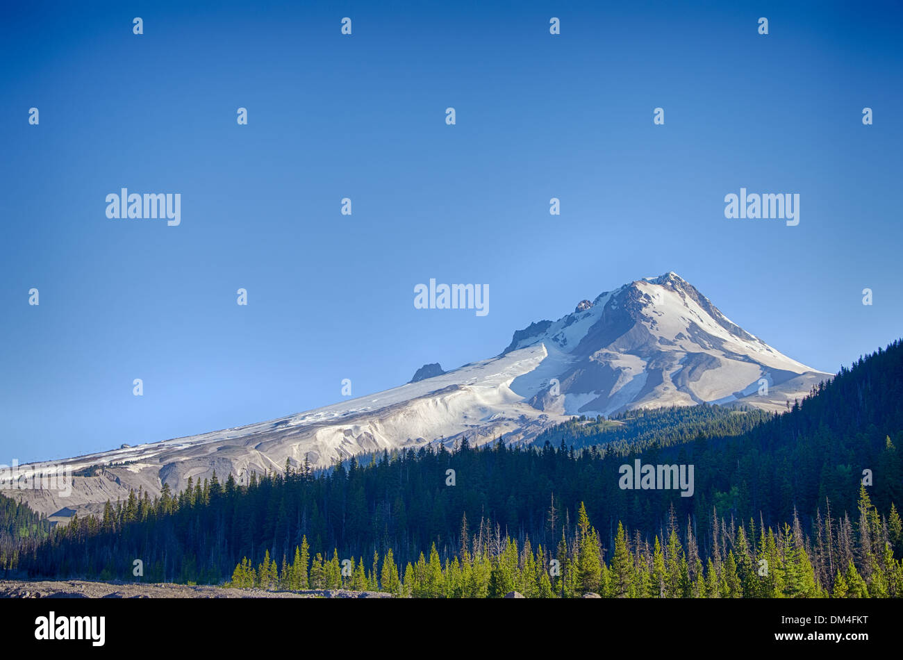 Mt. Hood as seen from the south side in Oregon Stock Photo - Alamy