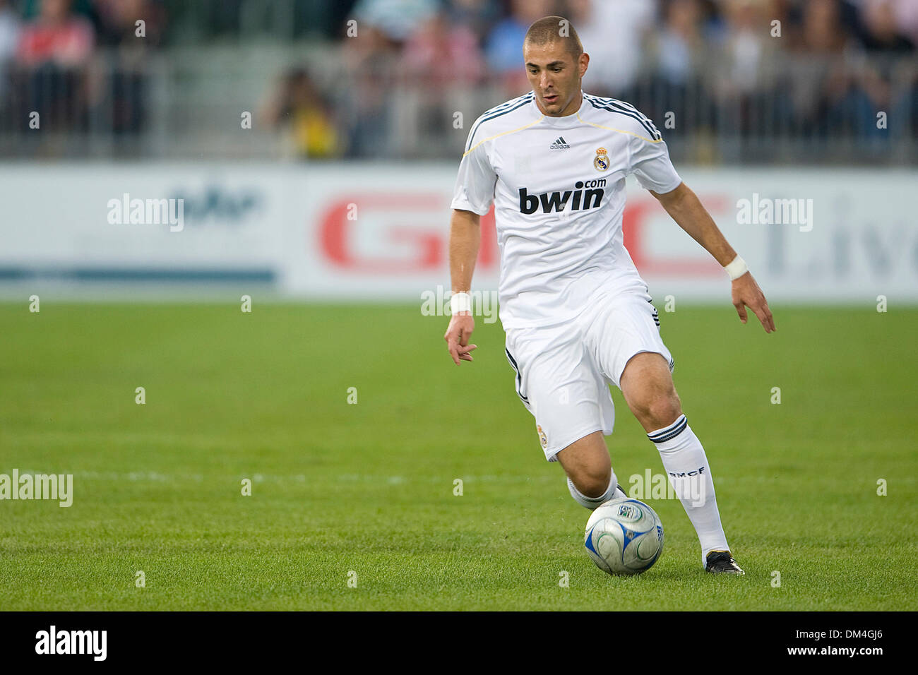 Real Madrid forward Karim Benzema #19 in action during a FIFA ...
