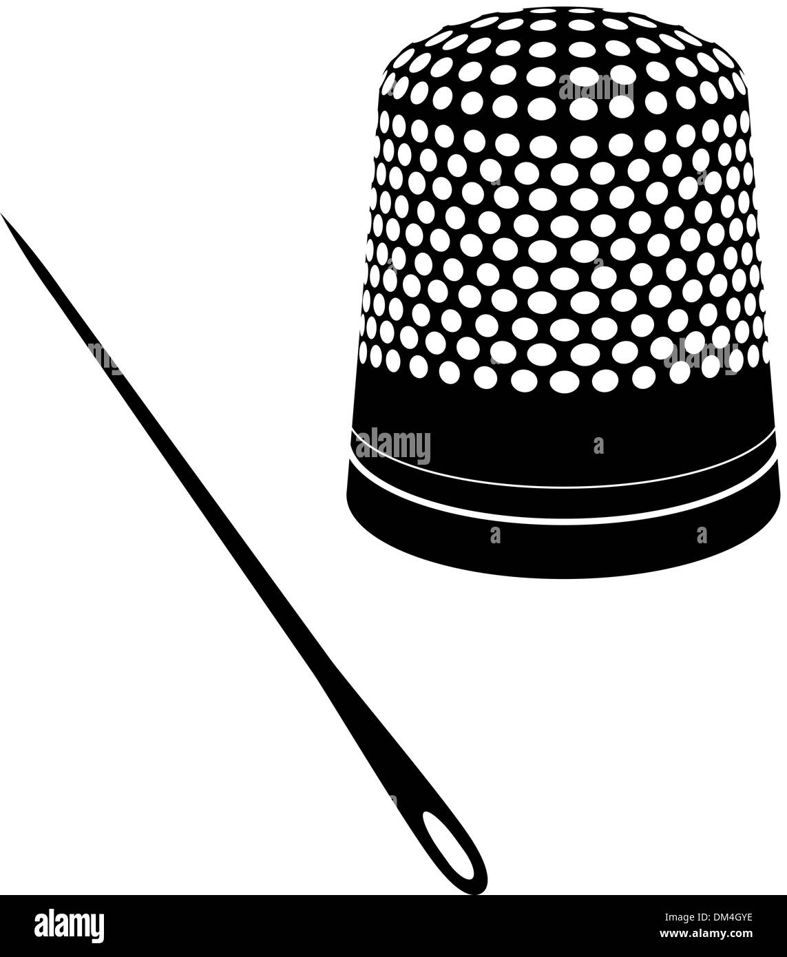 Textile thimble Stock Vector Images - Alamy