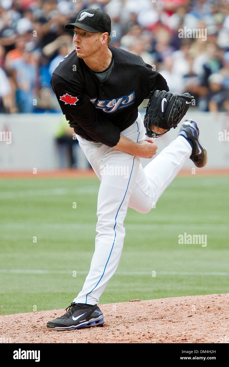Roy ''Doc'' Halladay throws a pitch in the top of the ninth inning ...