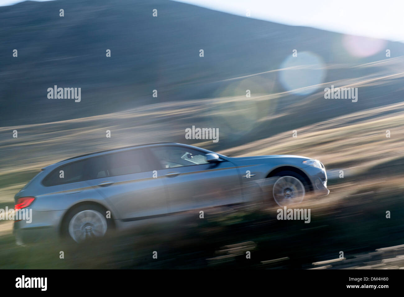 Driving BMW Estate Wagon Stock Photo - Alamy