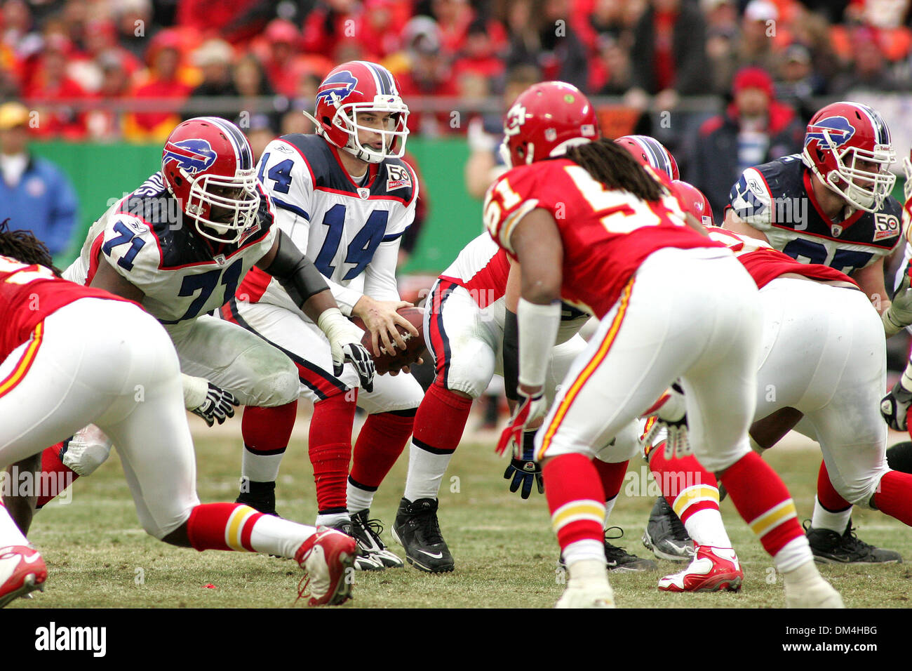 Buffalo Bills quarterback Ryan Fitzpatrick (14) takes the snap during ...