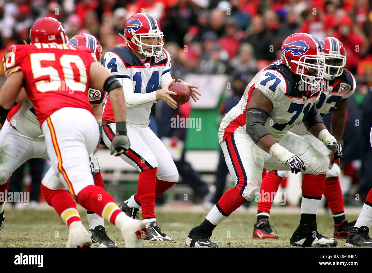 Buffalo Bills quarterback Ryan Fitzpatrick (14) takes the snap during ...