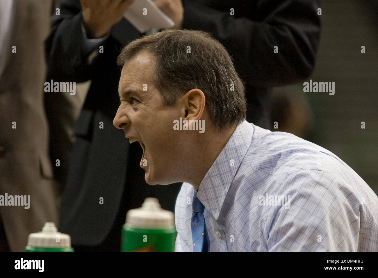 15 December 2009: Robert Morris Colonials head coach Mike Rice during ...