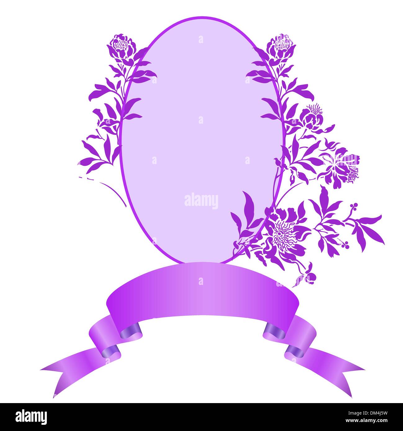 Lilac vintage frame Stock Vector Image & Art - Alamy