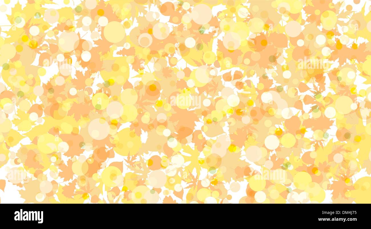 Autumn leaves in pattern Stock Vector Images - Alamy