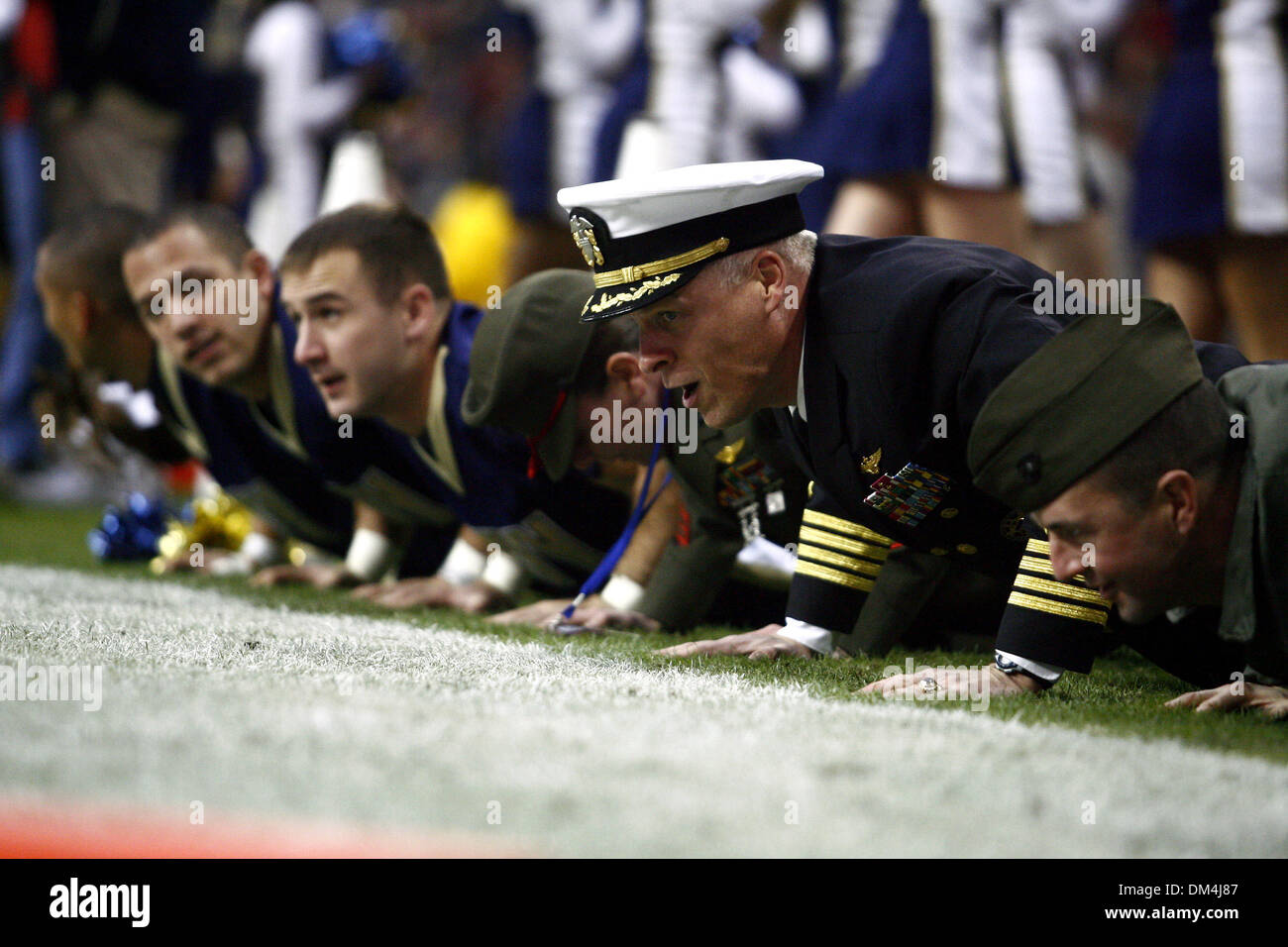Captain Matthew L. Klunder, Commandant of Navy Midshipmen celebrates a ...