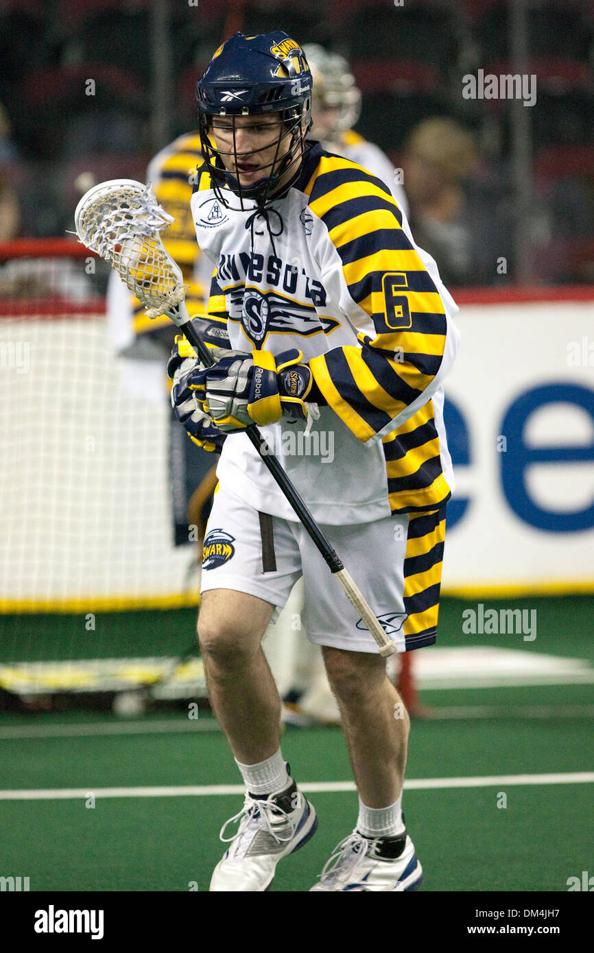 Minnesota Swarm defenseman Scott Self (6) during a game againts the ...