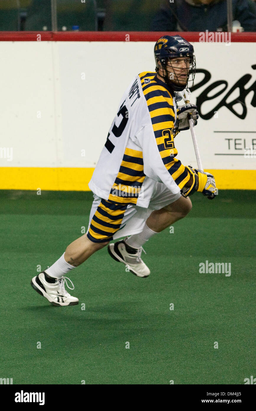 Minnesota Swarm defenseman Andrew Watt (22) during their season opener ...