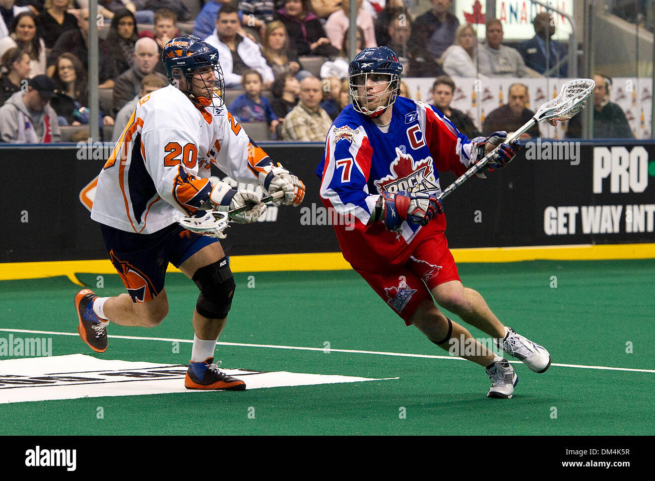 Orlando Titans transition Greg Peyser #20 and Toronto Rock forward ...