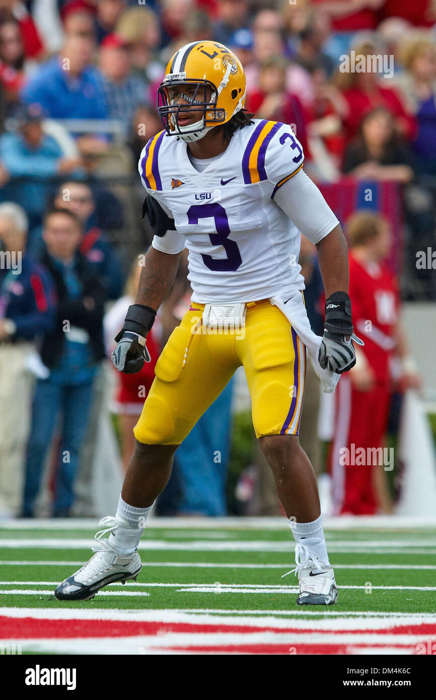 November 21, 2009: LSU safety Chad Jones (3) during game action against ...