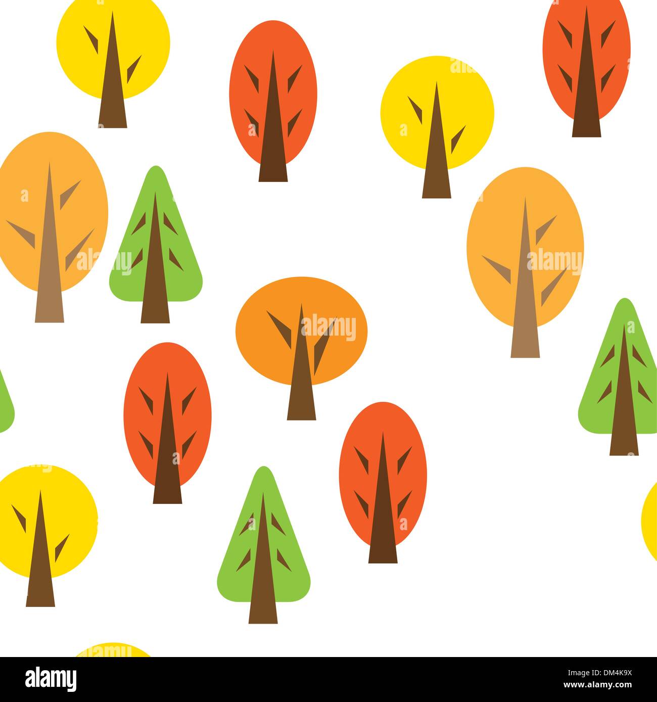 Seamless forest Stock Vector Images - Alamy