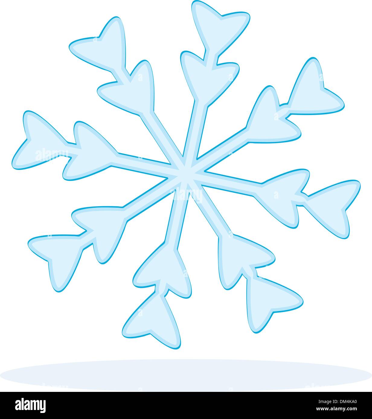 Blue snowflake hi-res stock photography and images - Alamy