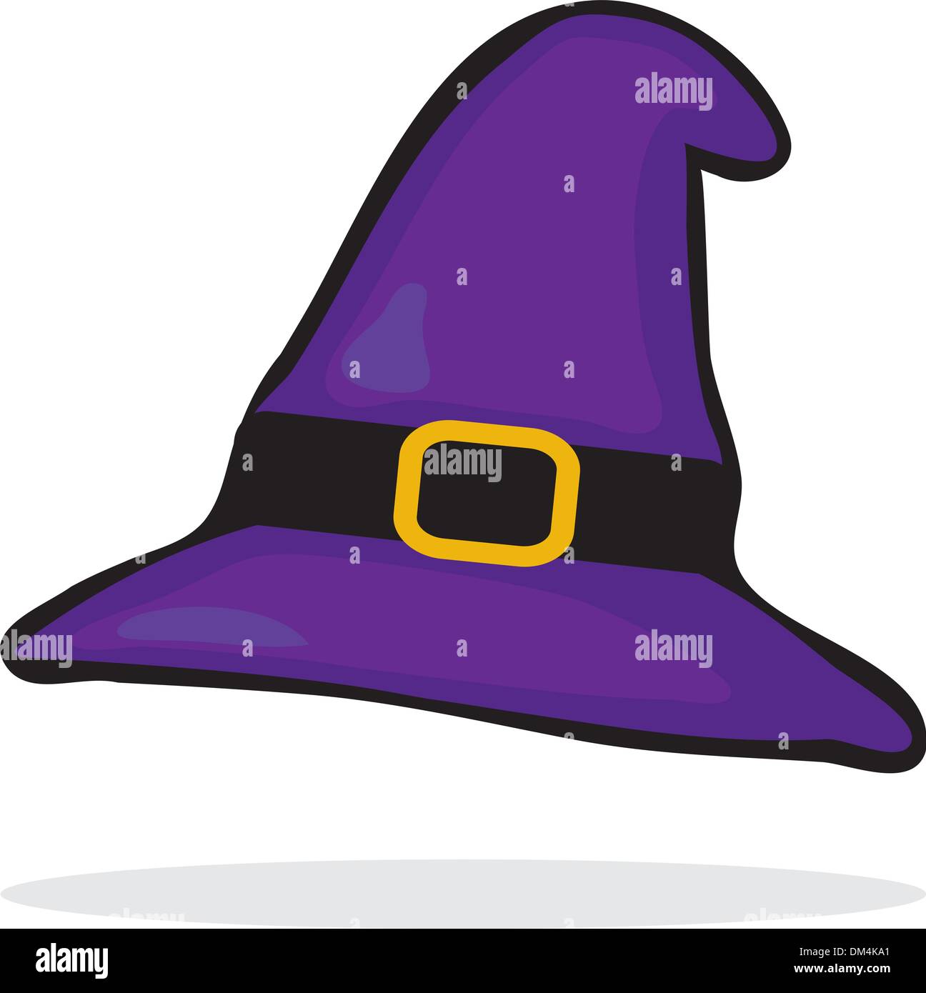Witch's hat isolated Stock Vector Images - Alamy
