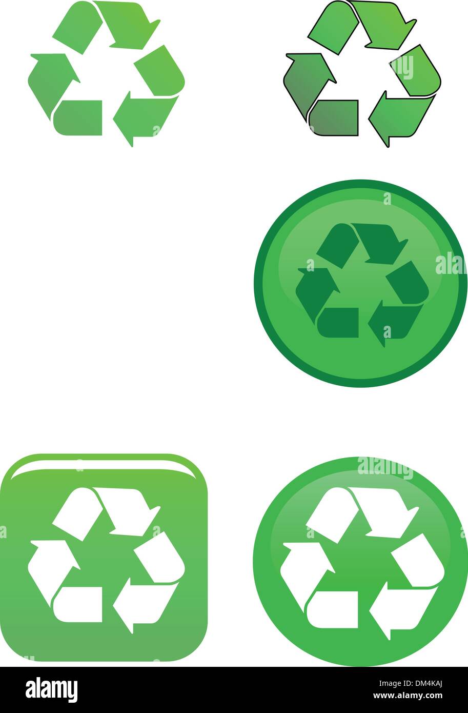 Recycle icons Stock Vector Images - Alamy