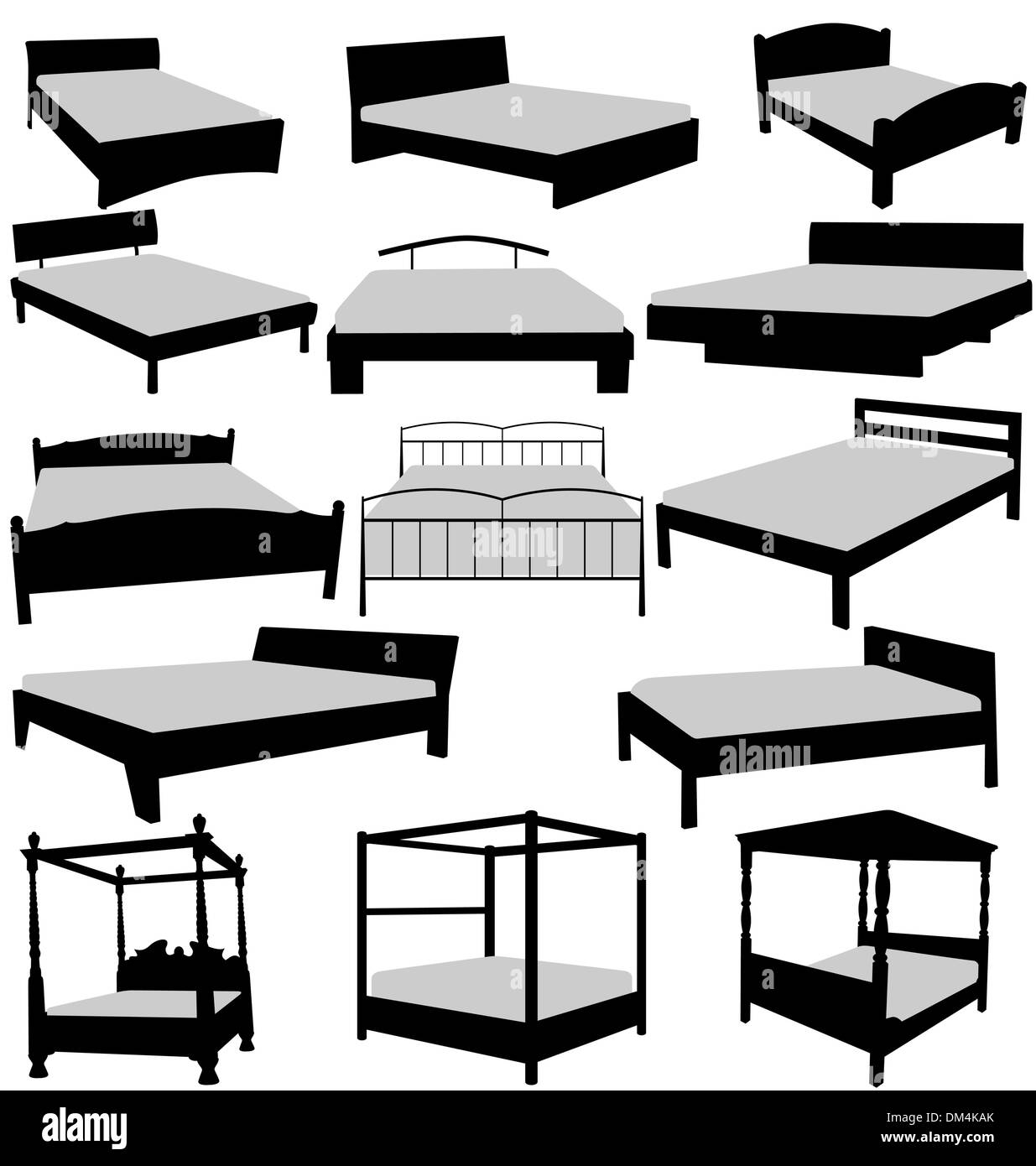 Beds are Stock Vector Images - Alamy