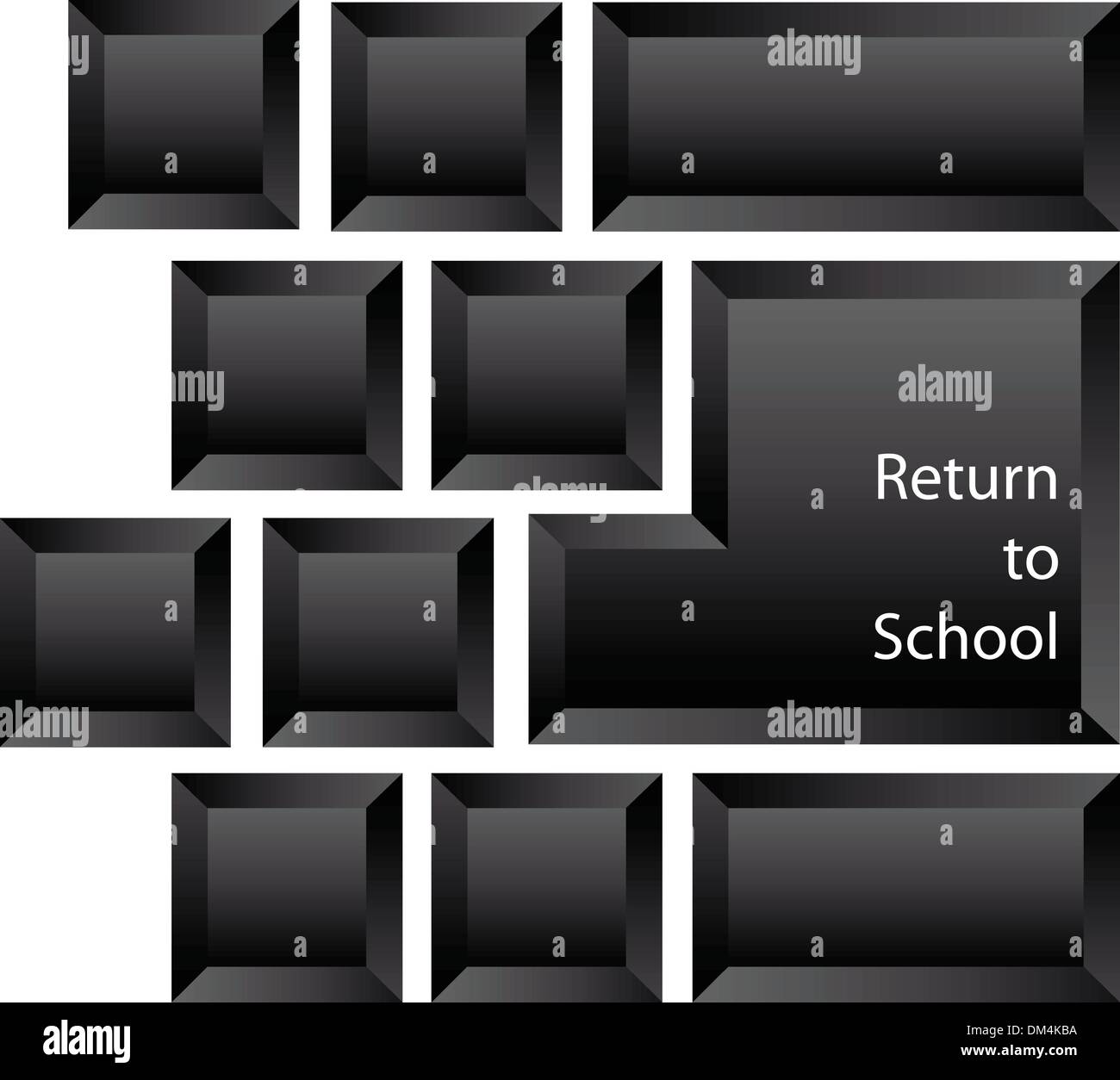 Part keyboard on modern Stock Vector Images - Alamy