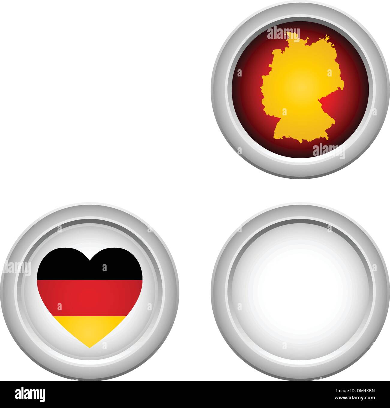 3d germany country map Stock Vector Images - Alamy