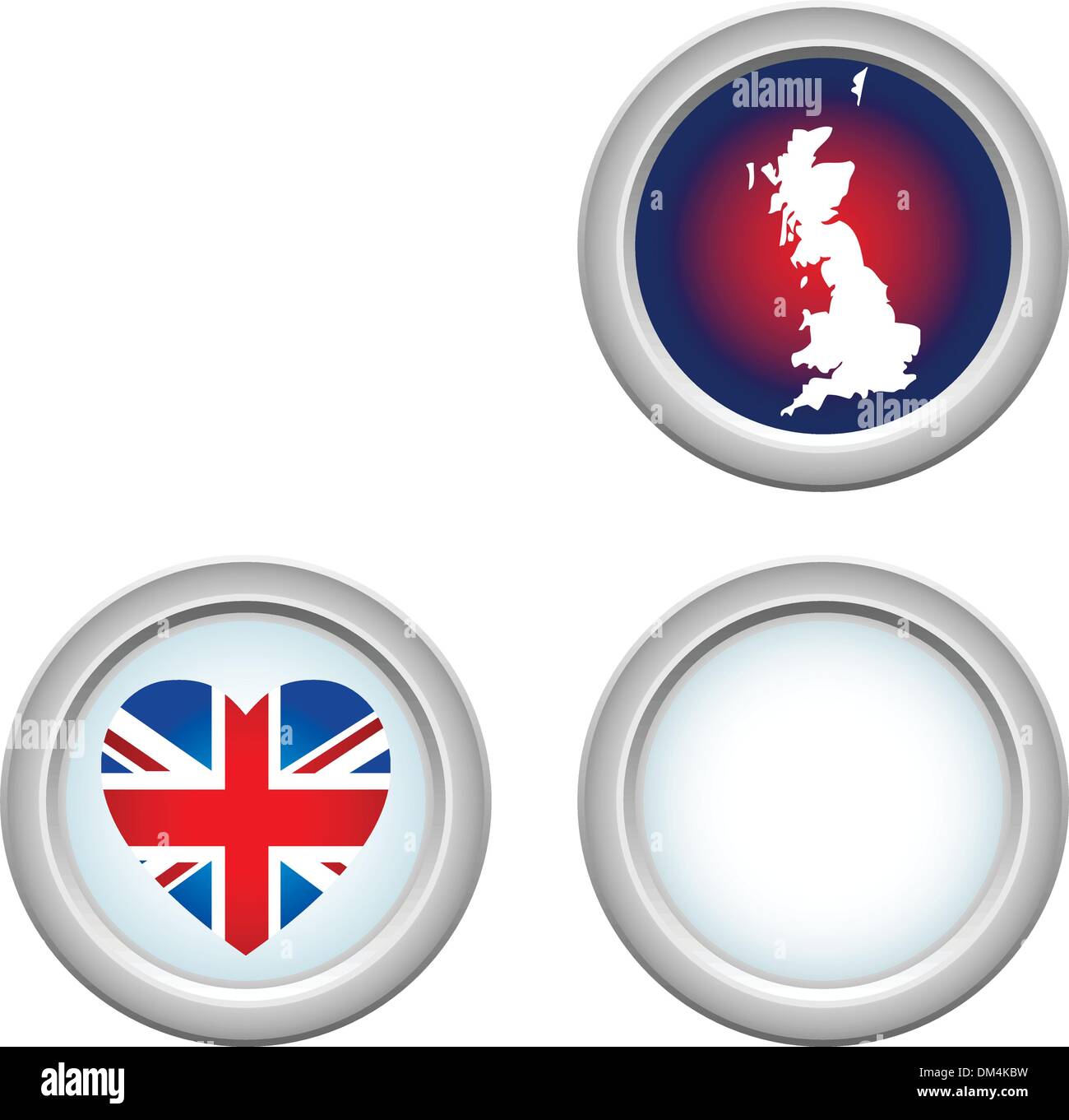 United kingdom map glass Stock Vector Images - Alamy