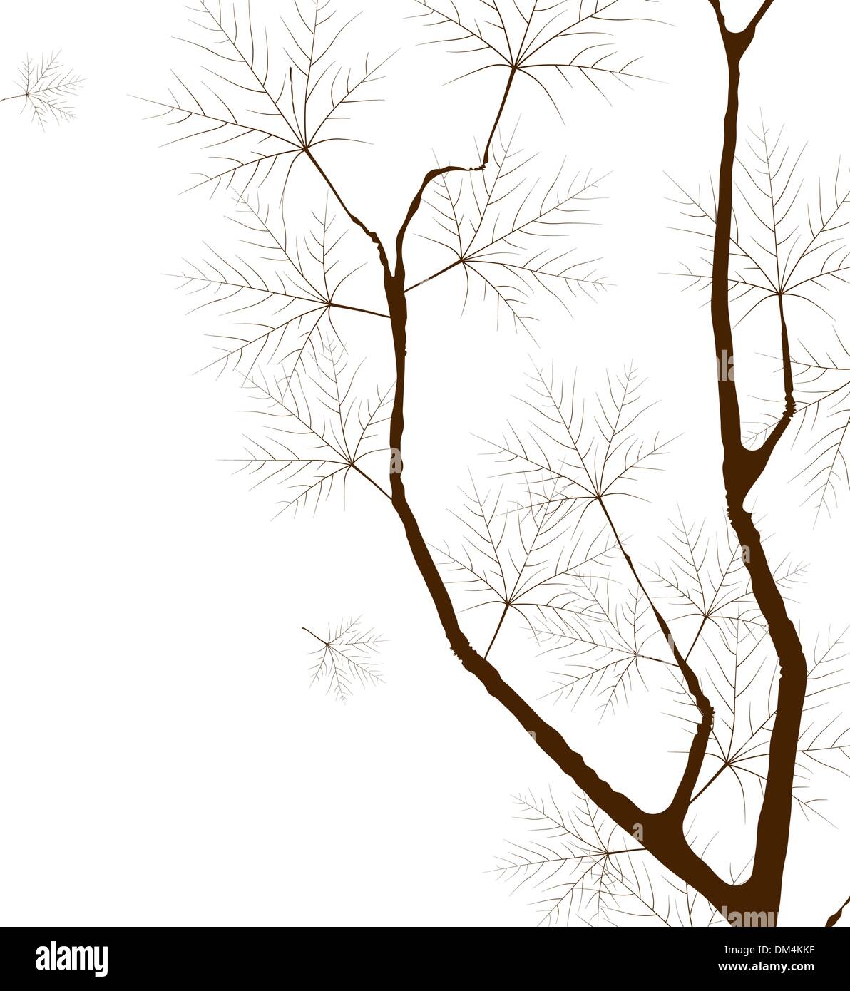 Red leaves closeup Stock Vector Images - Alamy