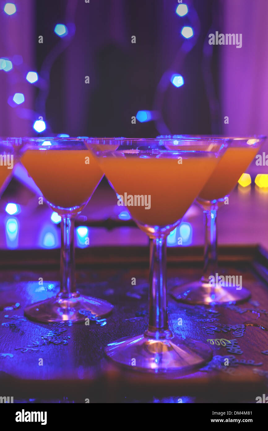 Festive cocktails retro hi-res stock photography and images - Alamy