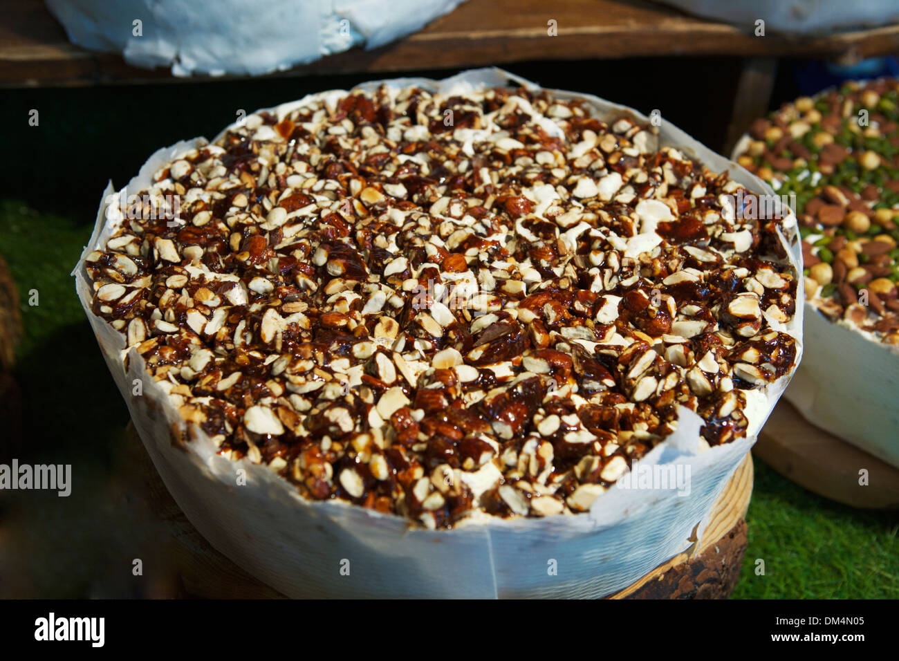 Traditional soft nougat from Provence France Stock Photo - Alamy