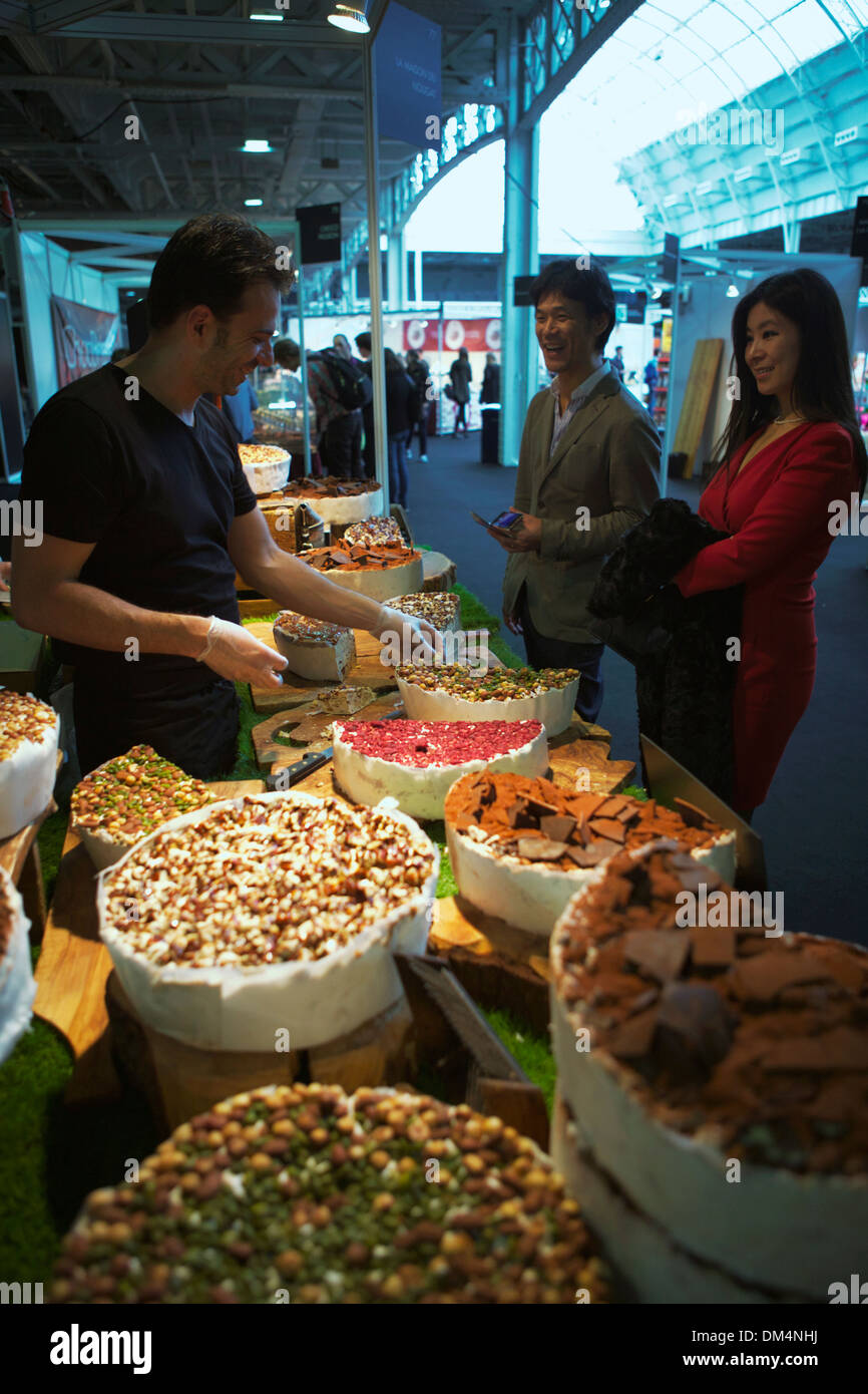 Traditional soft nougat from Provence France Stock Photo - Alamy