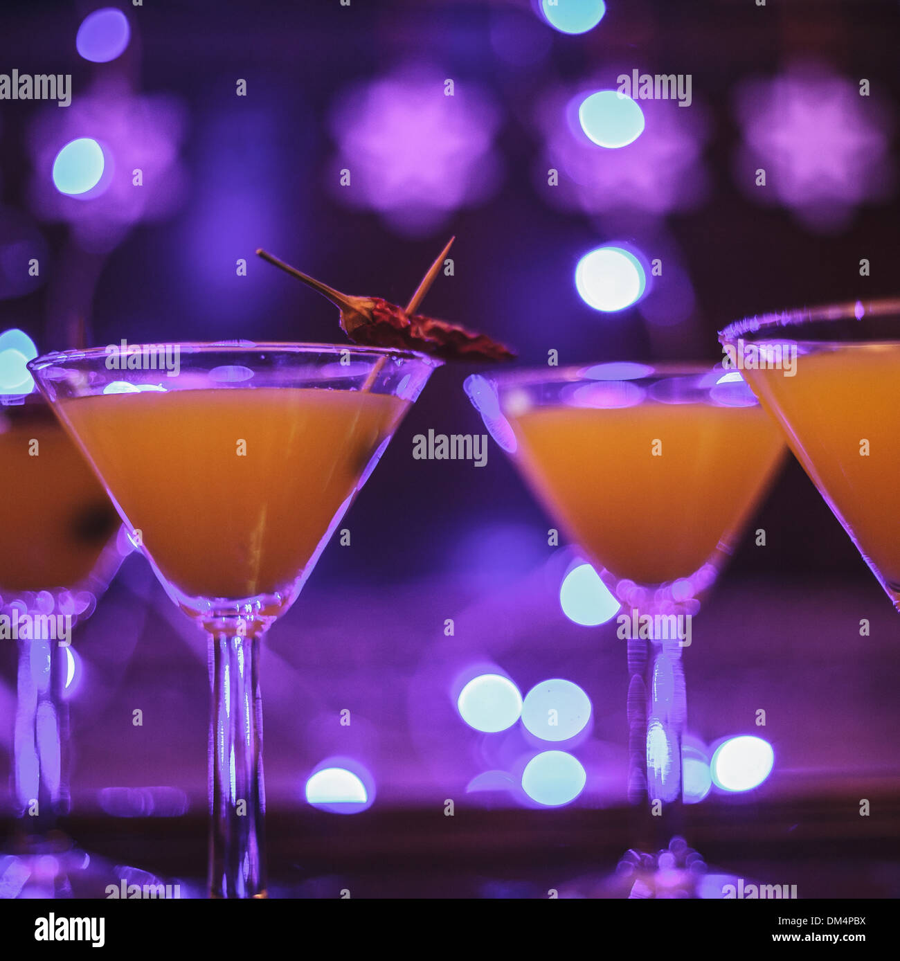 Festive cocktails retro hi-res stock photography and images - Alamy