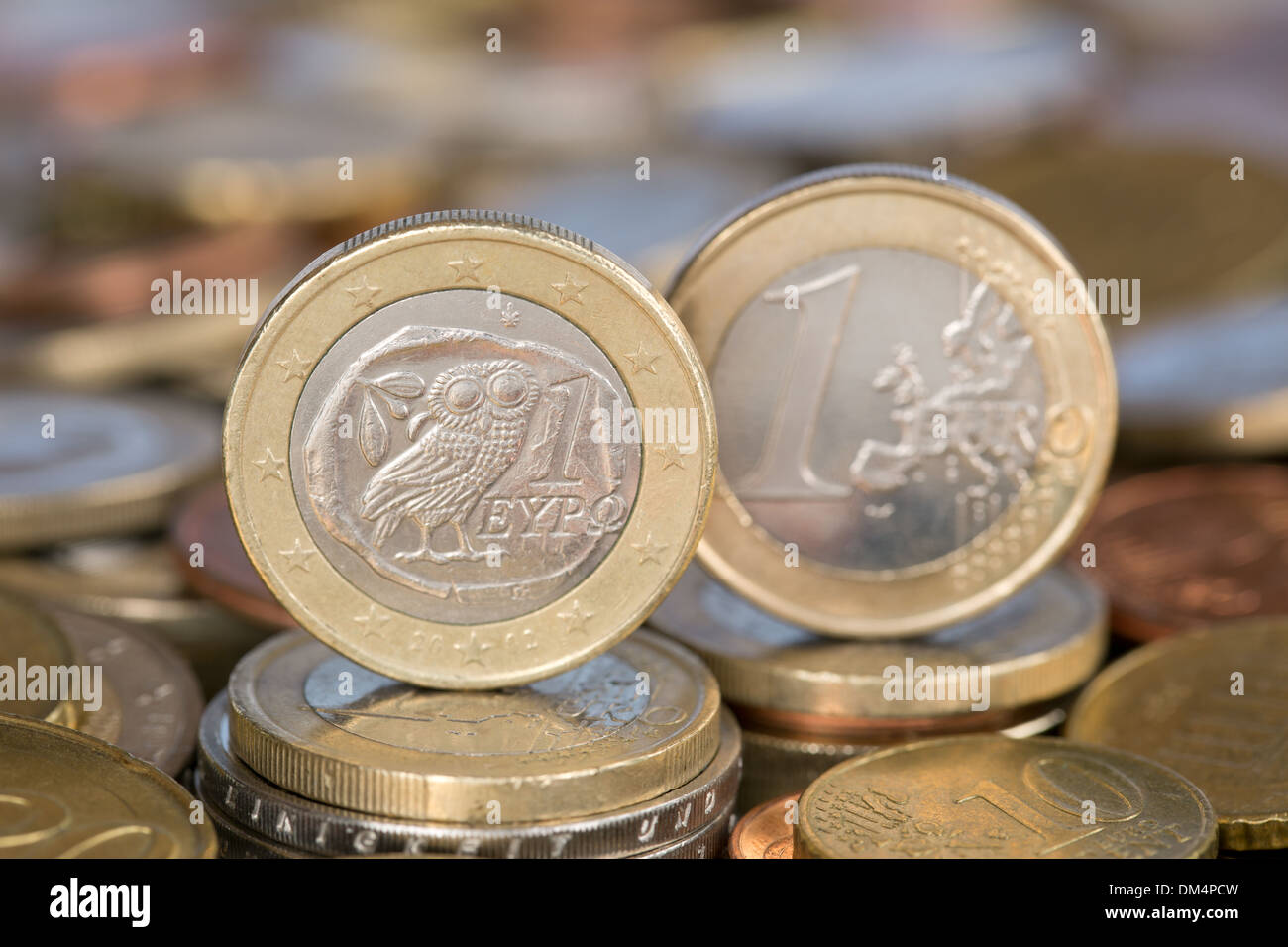 Greece currency hi-res stock photography and images - Alamy