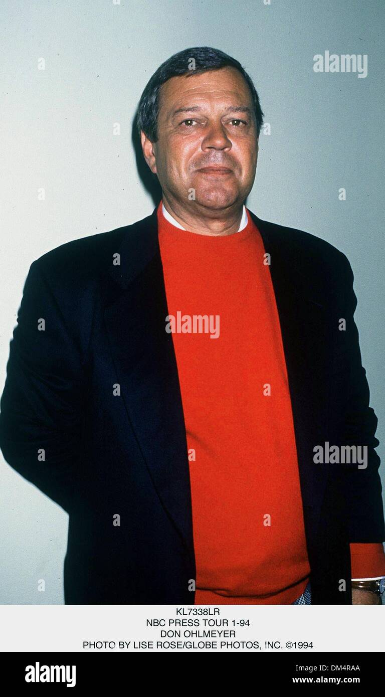 Jan. 1, 1994 - KL7338LR.NBC PRESS TOUR 1-94.DON OHLMEYER. LISA ROSE ...