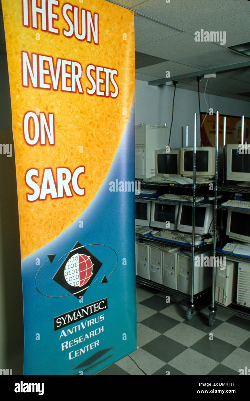 Apr 06, 2000; Los Angeles, California, USA; SARC system at Symantec ...