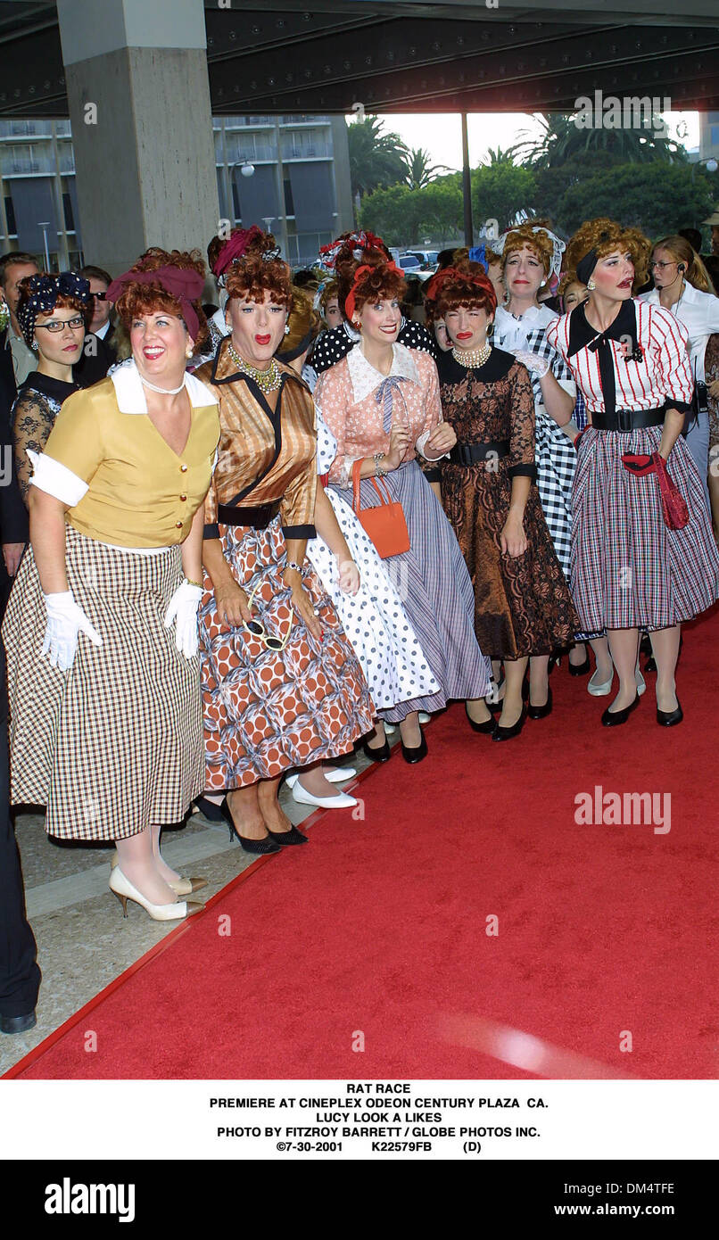 July 30, 2001 - RAT RACE.PREMIERE AT CINEPLEX ODEON CENTURY PLAZA CA ...