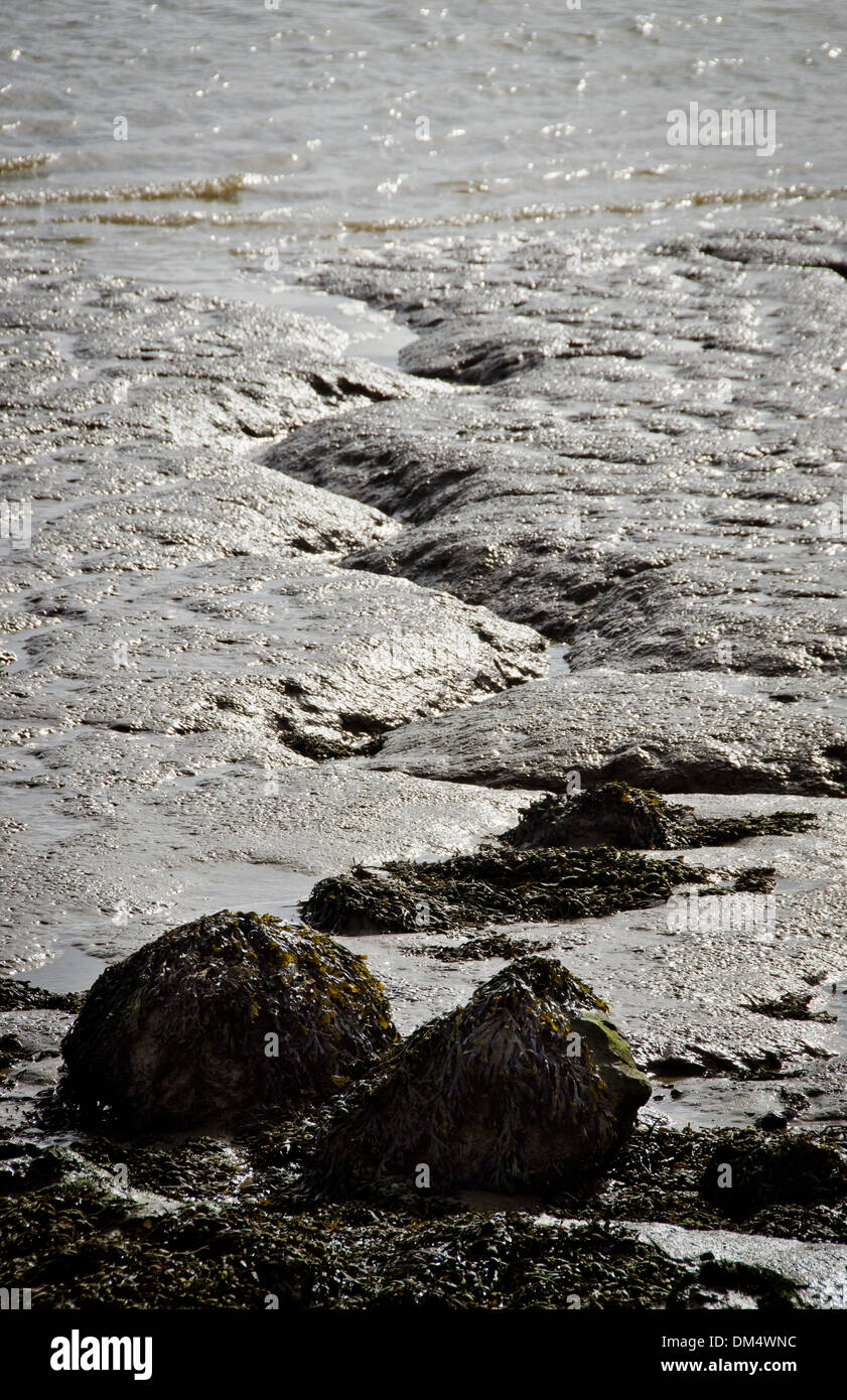 A rivulet on the River Medway at Upnor, Kent Stock Photo - Alamy