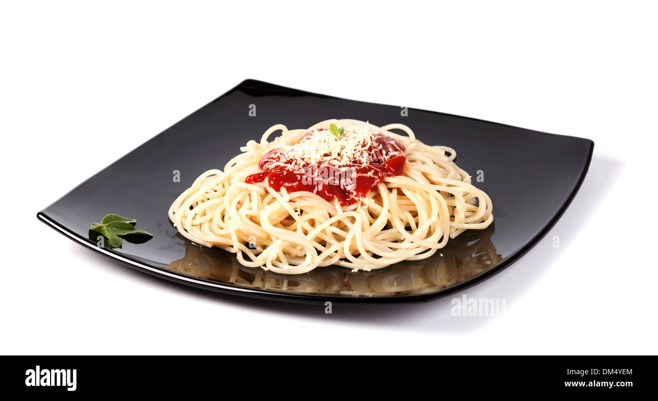 Classic spaghetti pasta macaroni Cut Out Stock Images & Pictures - Alamy