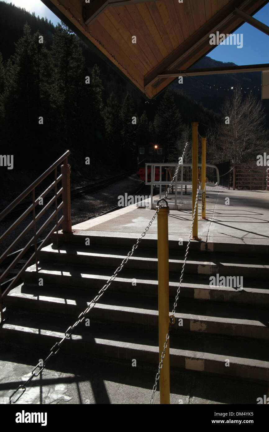 Devil's Gate train station in Georgetown Colorado Stock Photo - Alamy