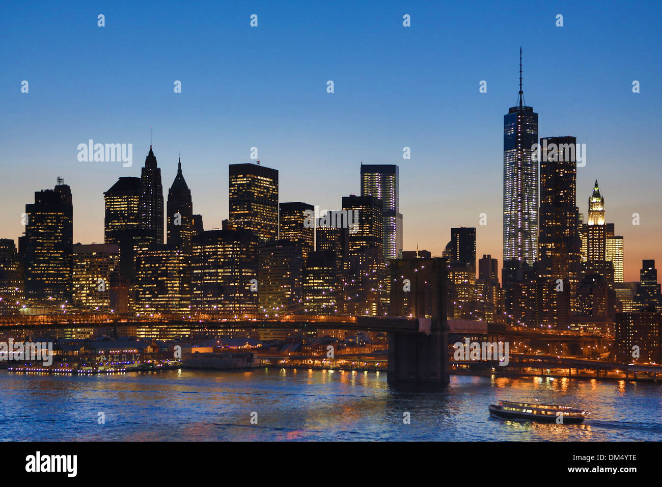 Usa stadt skyline nacht hi-res stock photography and images - Alamy