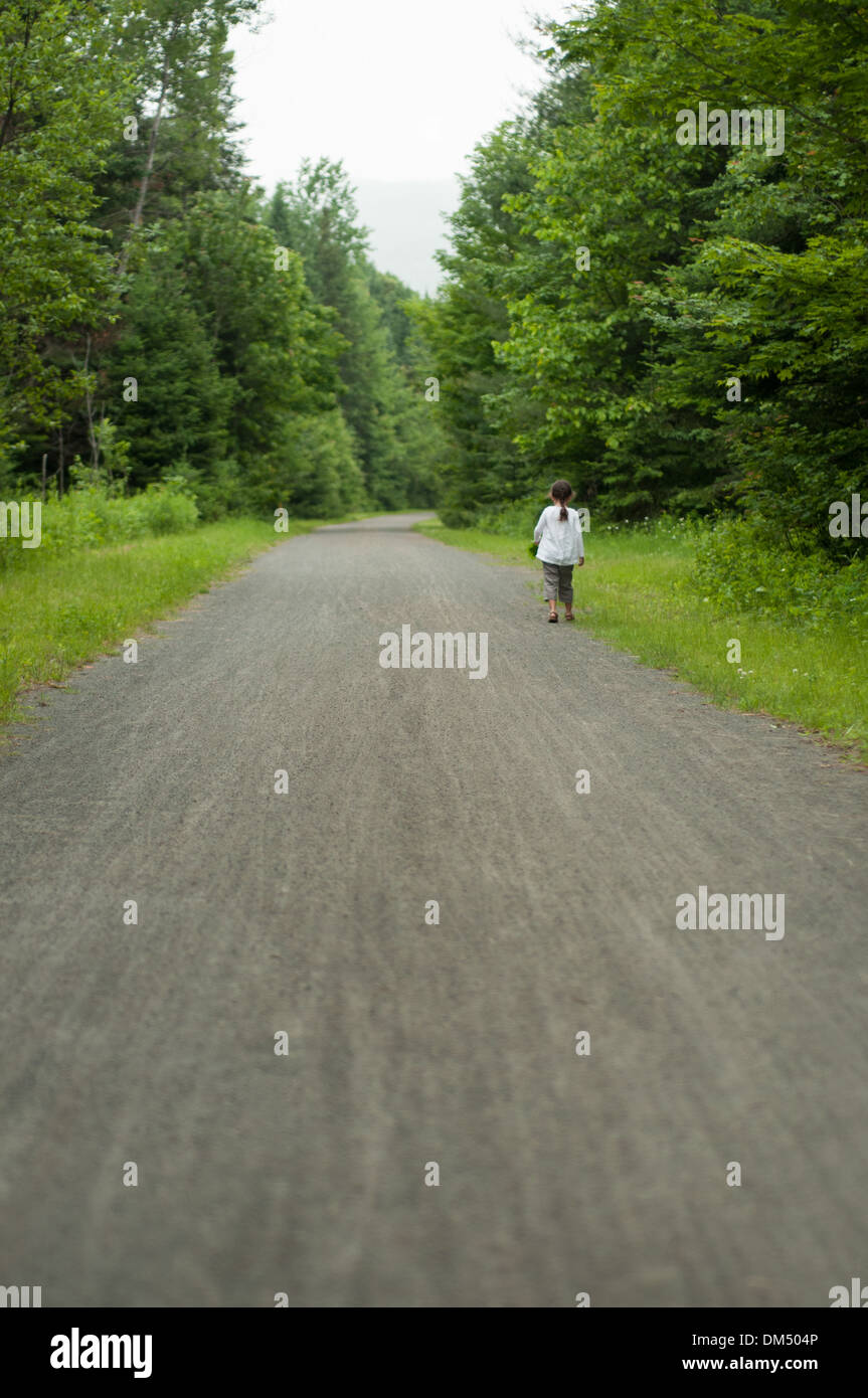Child walking alone forest hi-res stock photography and images - Alamy