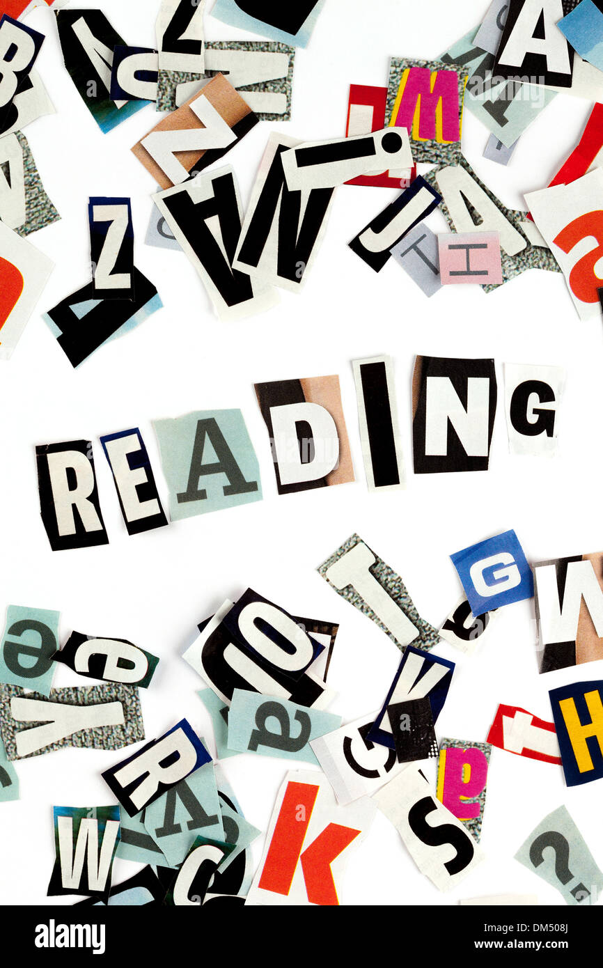 Made of newspaper letters hi-res stock photography and images - Alamy