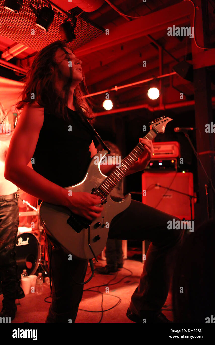 Finntroll band guitarist on stage Stock Photo - Alamy