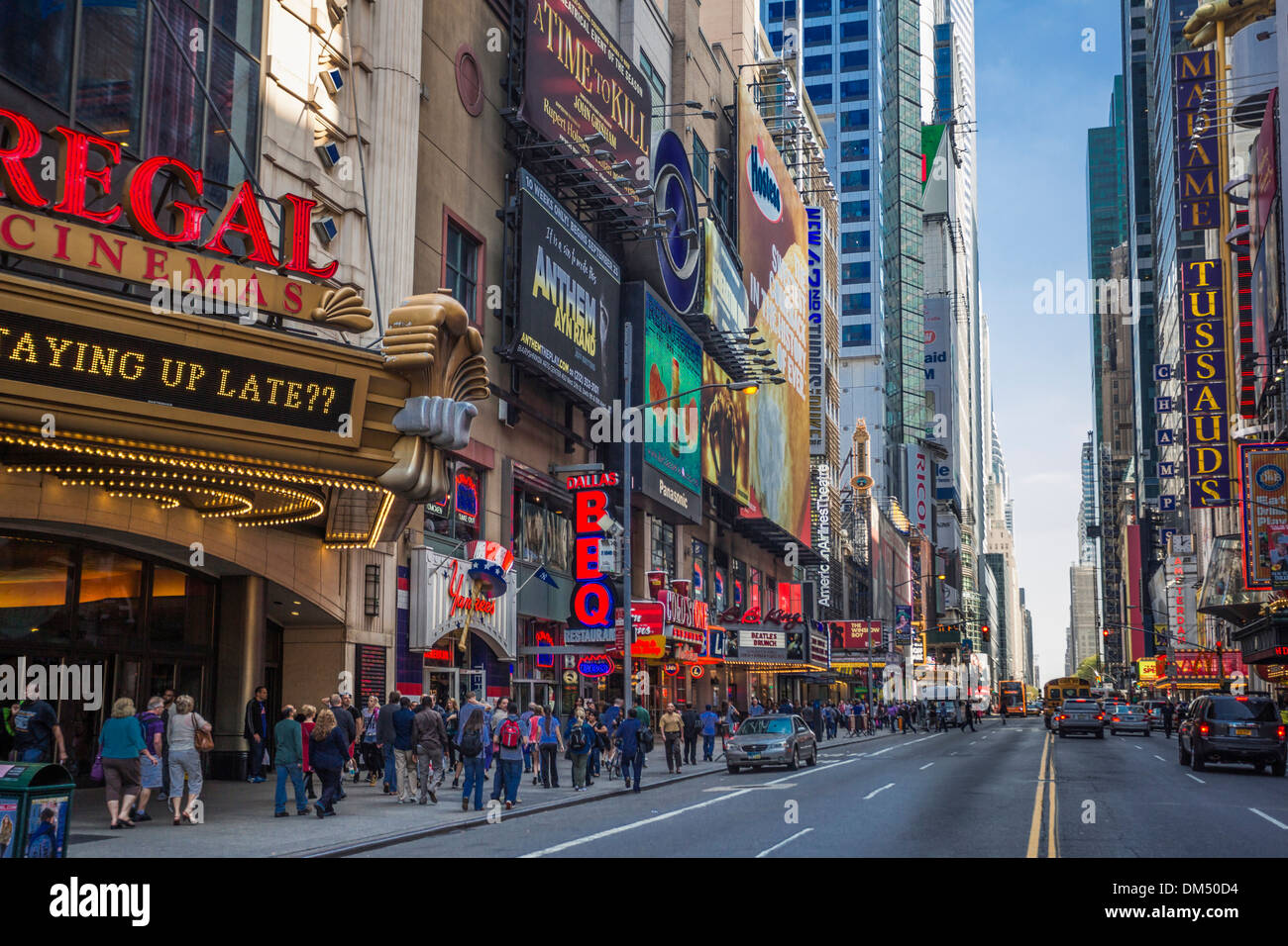 42th Manhattan New York USA United States America Times Square ...