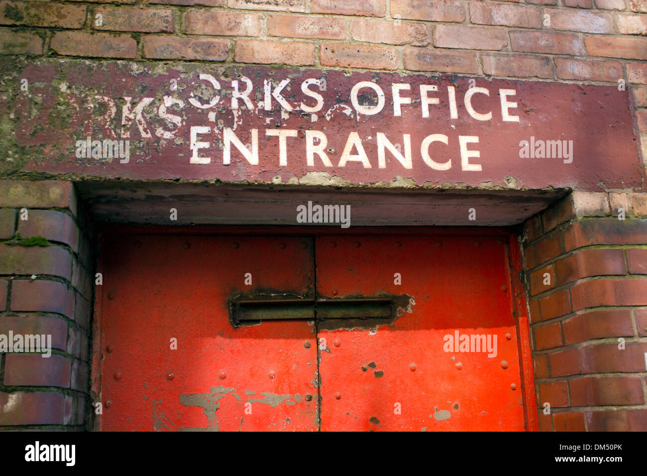 Works Office Entrance Sign Stock Photo - Alamy