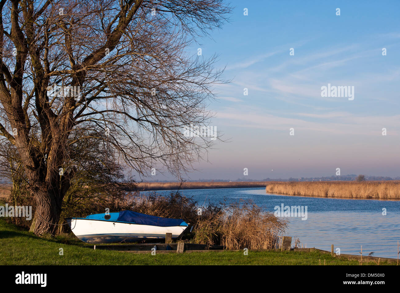 River Bure Upton Norfolk Broads Stock Photo - Alamy